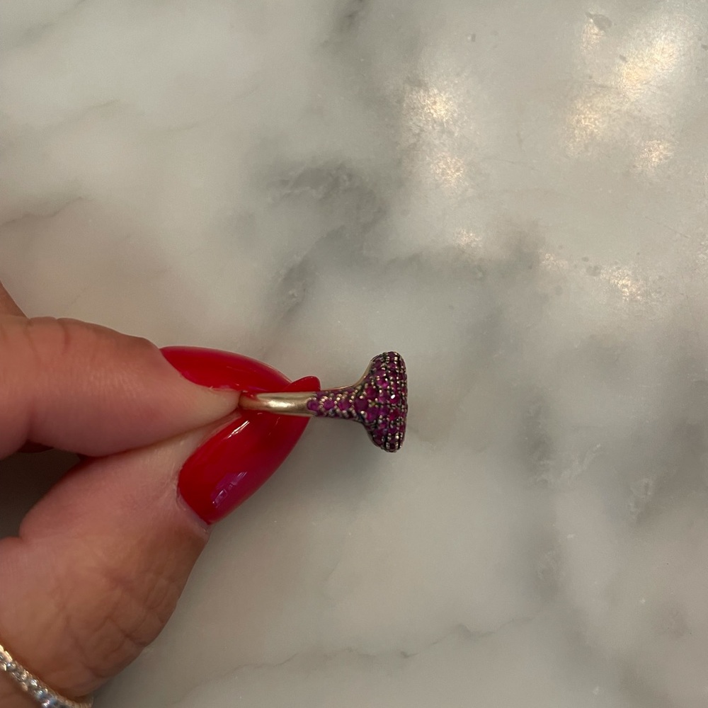 Shay Jewelry Ruby Pinky Ring - Gem